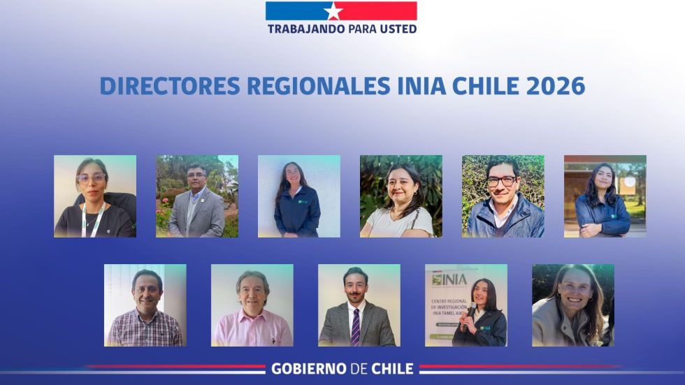 INIA anuncia sus directores regional 2026 | INIA